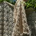 Vintage KEECO Floral Hand Crochet Coverlet Cotton Style 445 With Pillow ...