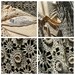 Vintage KEECO Floral Hand Crochet Coverlet Cotton Style 445 With Pillow ...