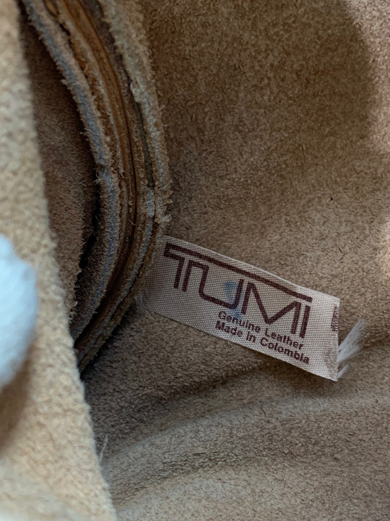Vintage TUMI Natural Tan Leather Large Duffle Travel Bag Carryall - Etsy