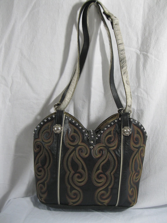 vintage charro leather - Gem