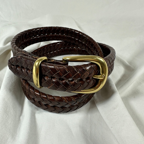 Vintage Leather Belt - Etsy