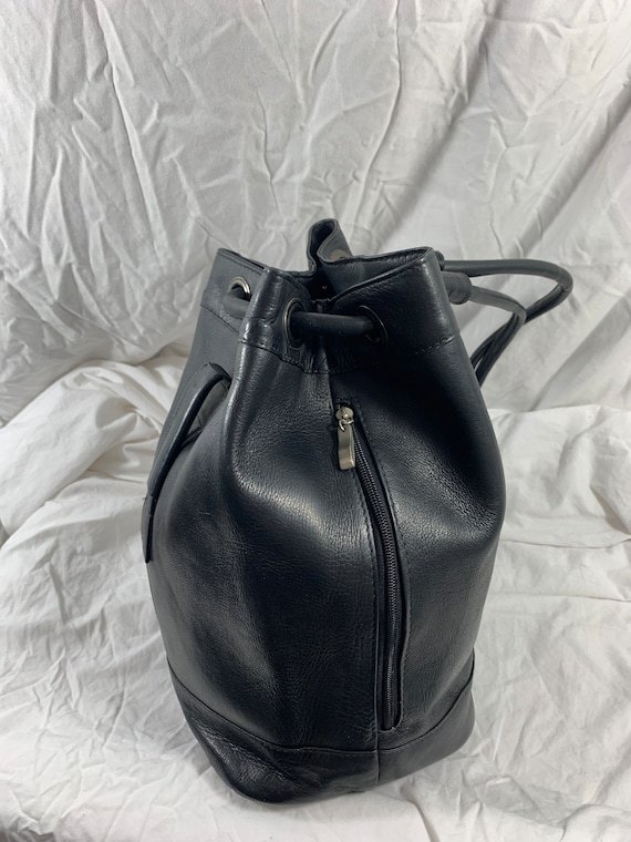 Genuine WILSONS Adventure Bound black leather drawstr… - Gem