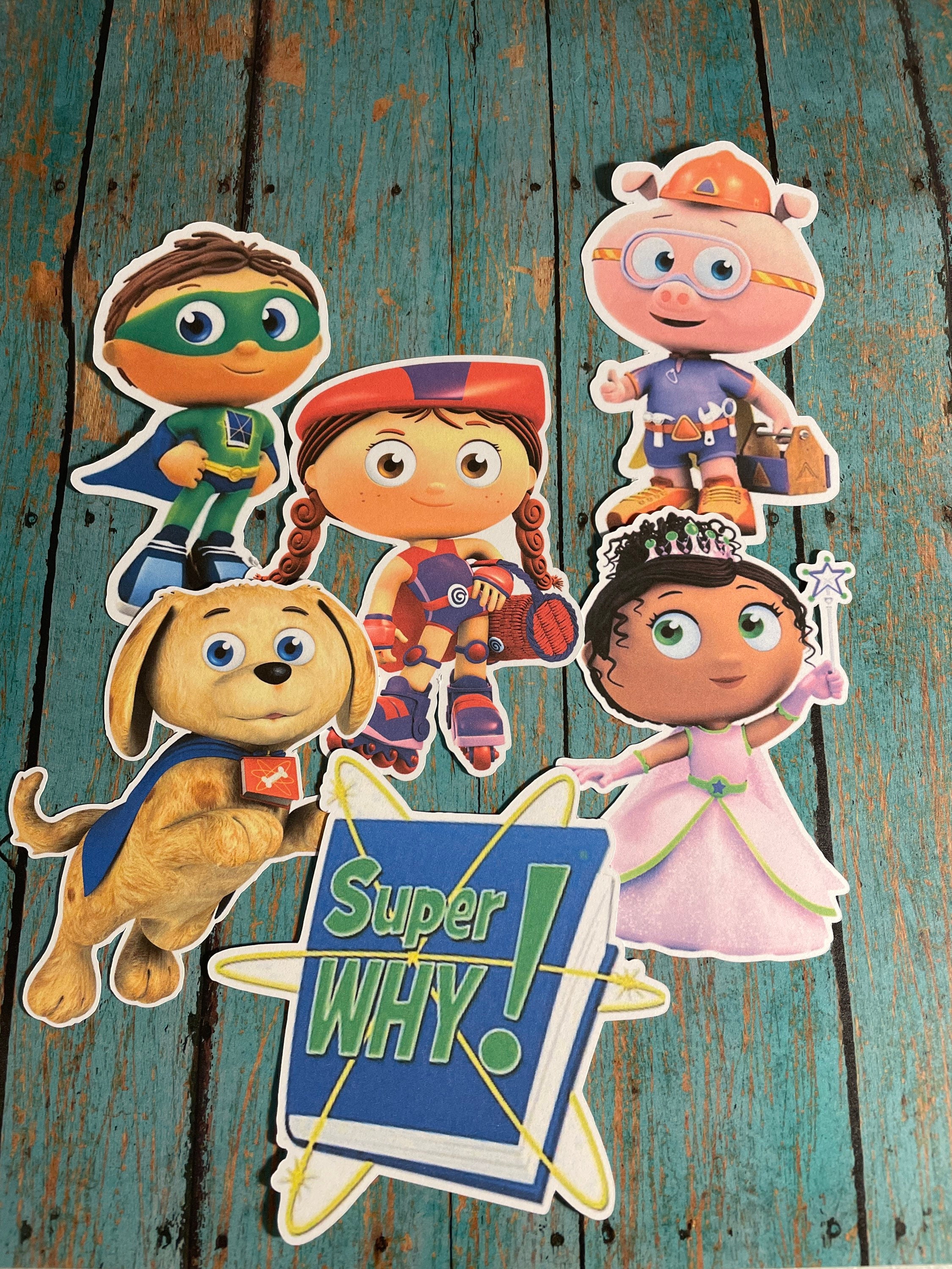 Super Why Logo Iron On