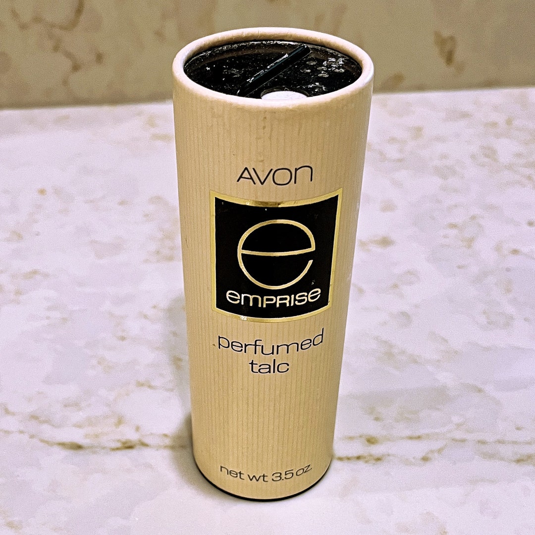 Avon Emprise Perfumed Talc / Talcum Powder, Net Wt. 3.5 Oz., Vintage ...