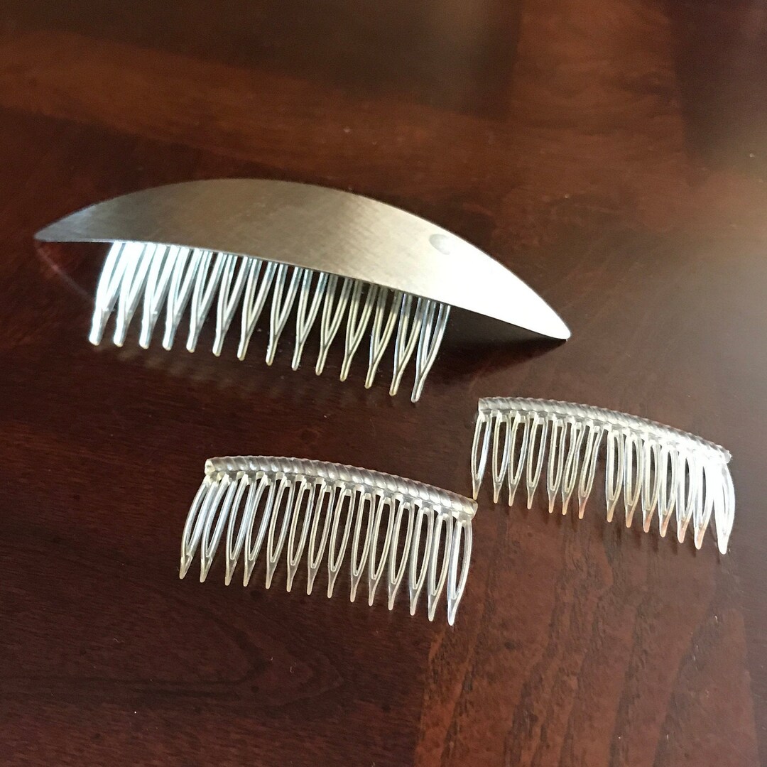 3 Vintage Side Hair Combs, From 1980s - Etsy