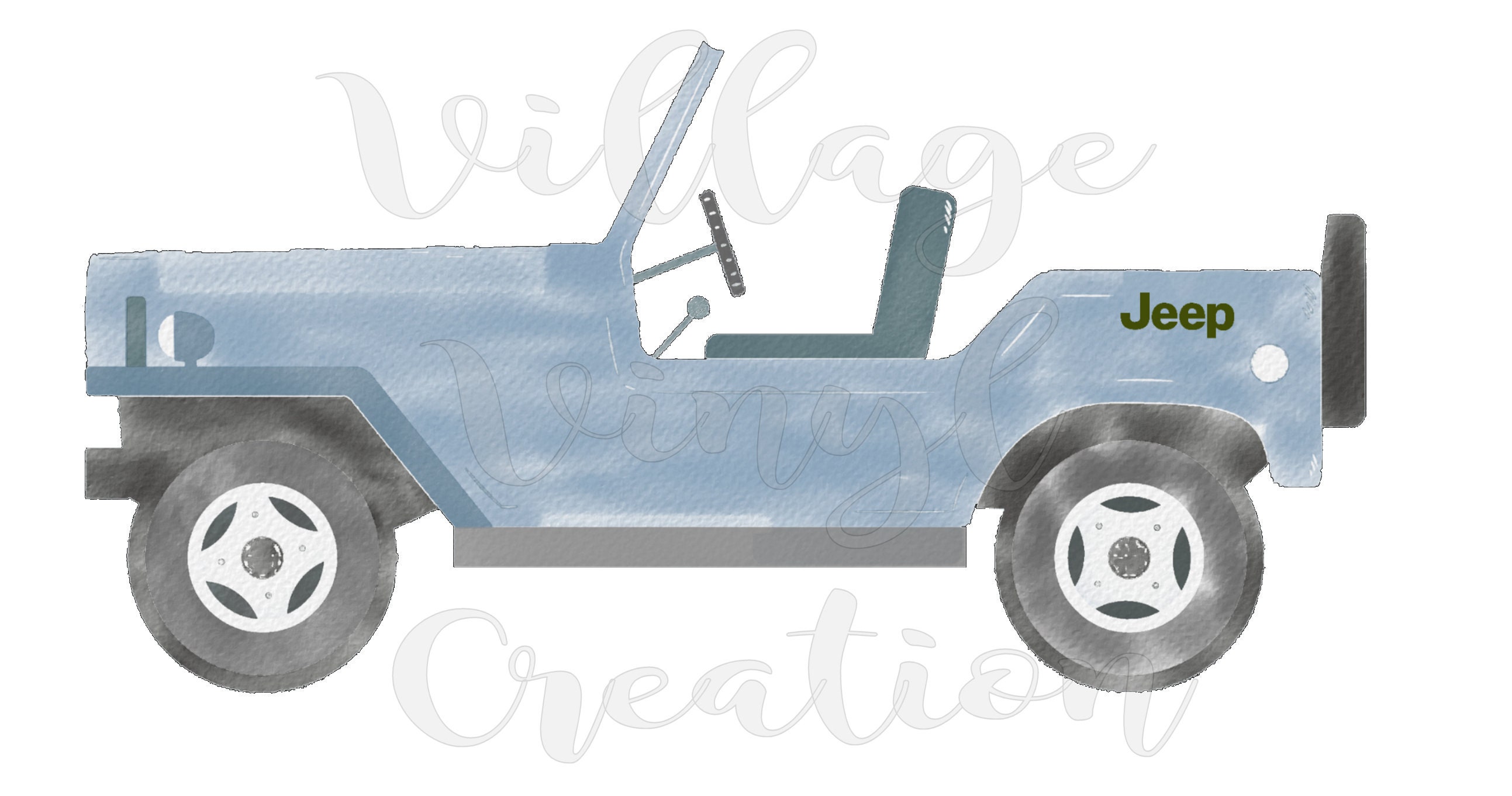 Blue Jeep Design. PNG File Download for Sublimation, DTF, Etc - Etsy