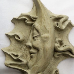 Mystery Moon Collectible Crescent Moon Wall Sculpture | Etsy