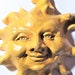 7 Handmade Sun Face, Weatherproof Wall Sculpture, Ready-to-hang Artwork ...