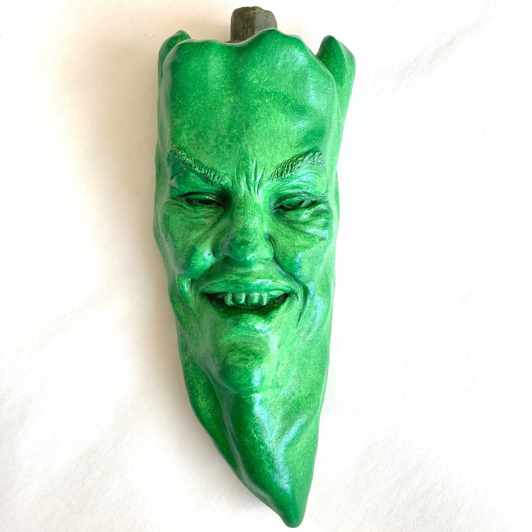 Green Chili Pepper Wall Sculpture for Kitchen, Dining, Garden Decor, 10 ...