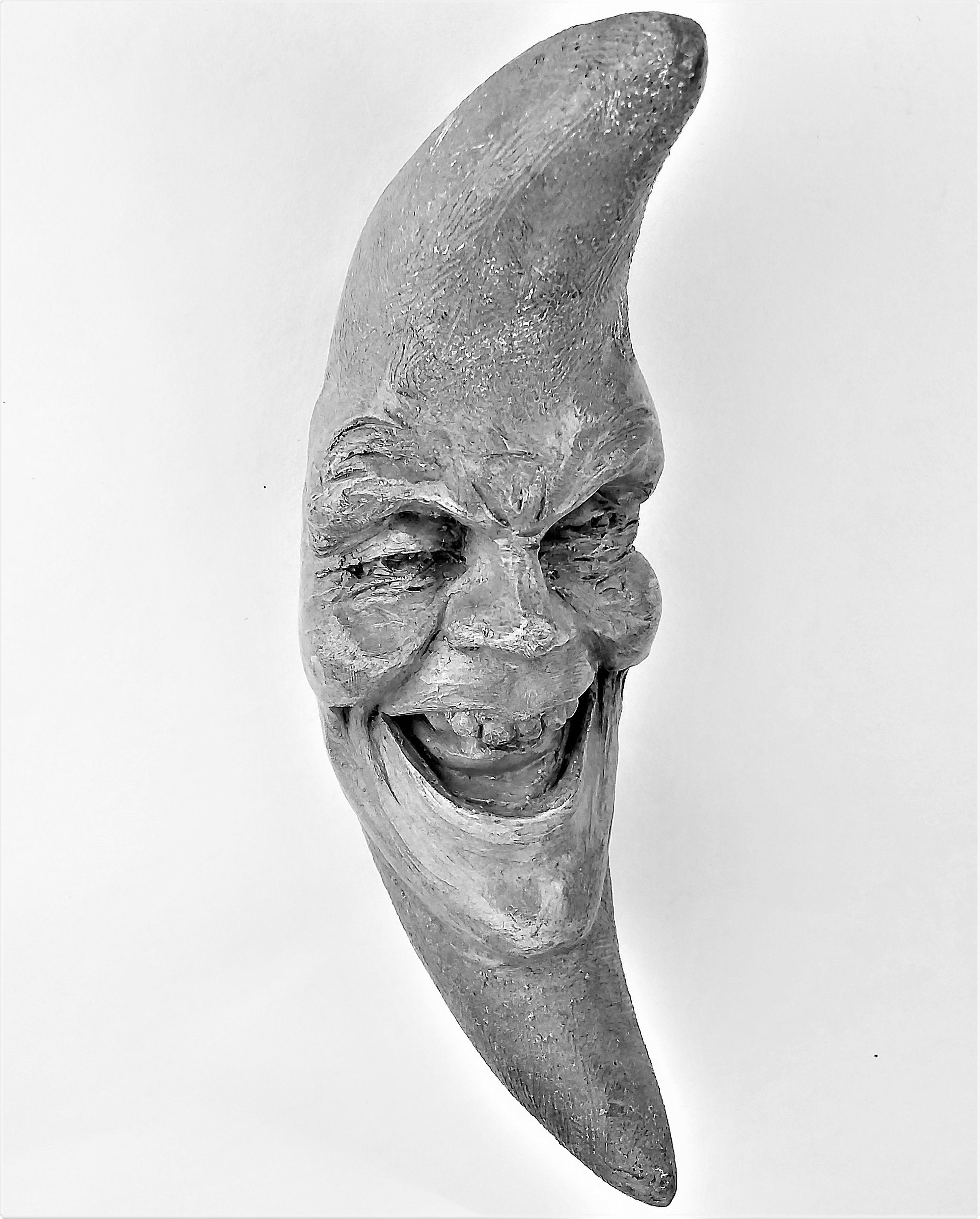 9 Handmade Laughing Moon Wall Sculpture Ready to Hang | Etsy