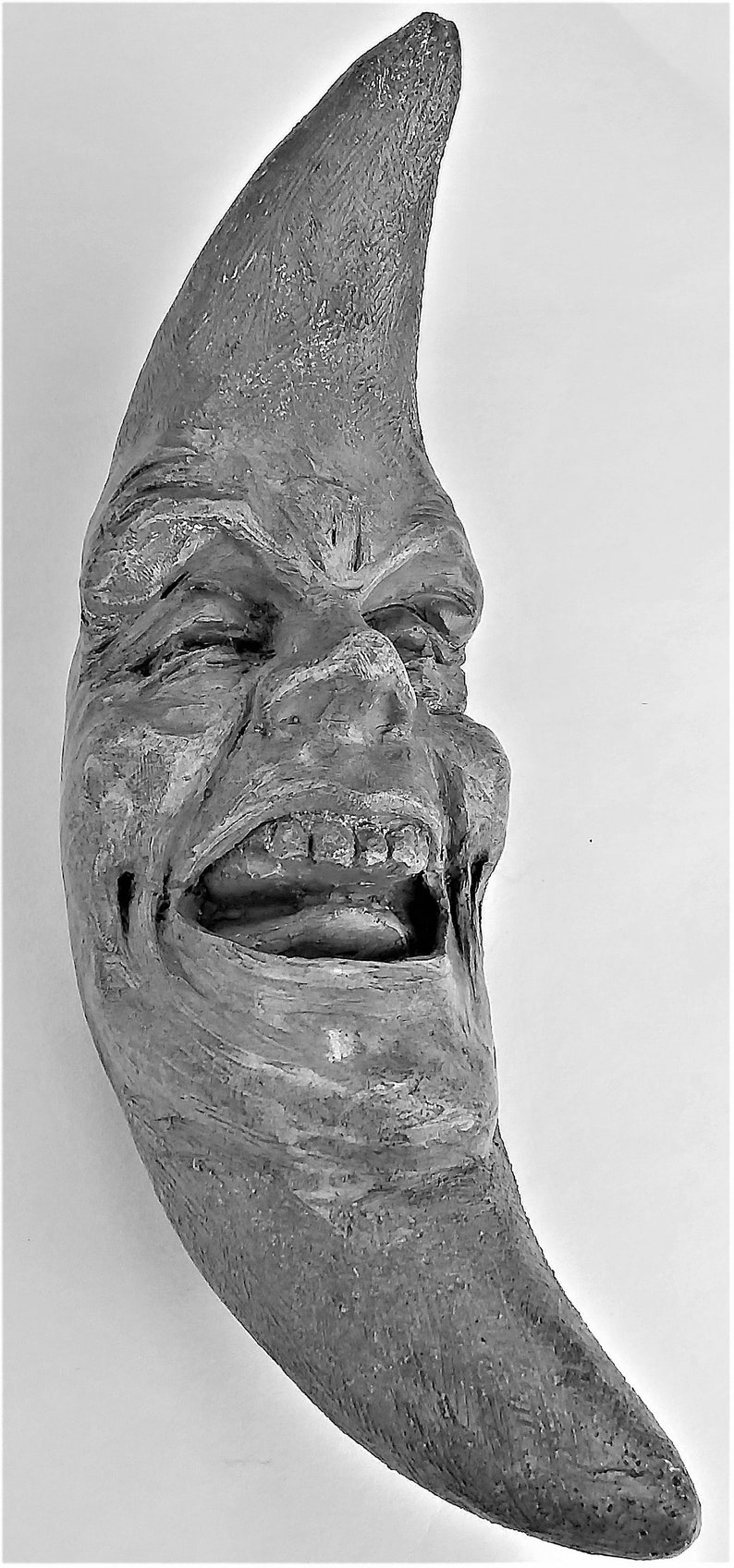 9 Handmade Laughing Moon Wall Sculpture Ready to Hang - Etsy