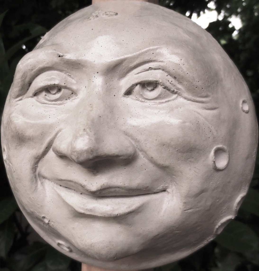 Classic Full Moon Wall Sculpture A Moon Face With Character - Etsy