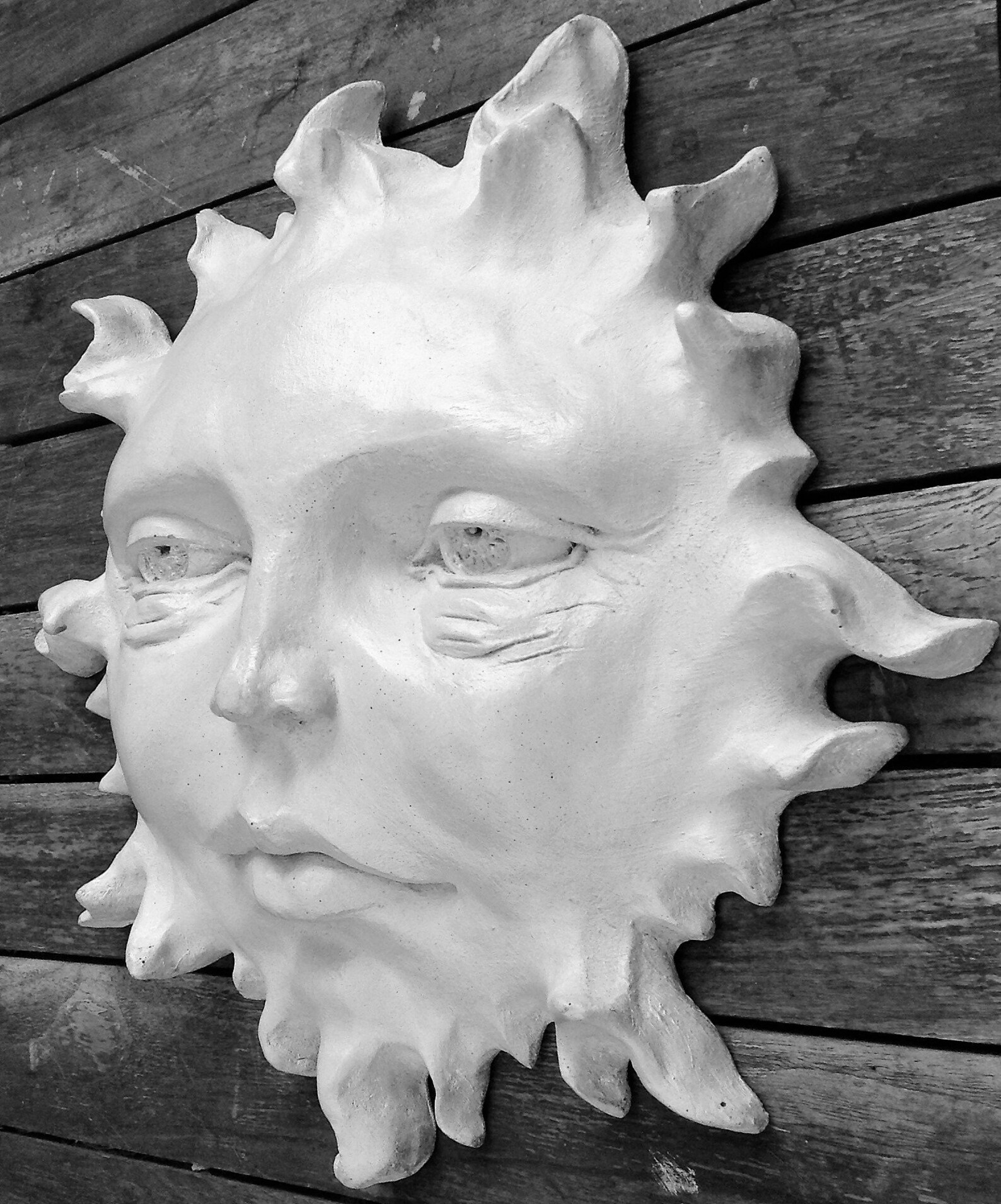 Sun Face Dazzling 11 Indoor Outdoor Hanging Sculpture | Etsy