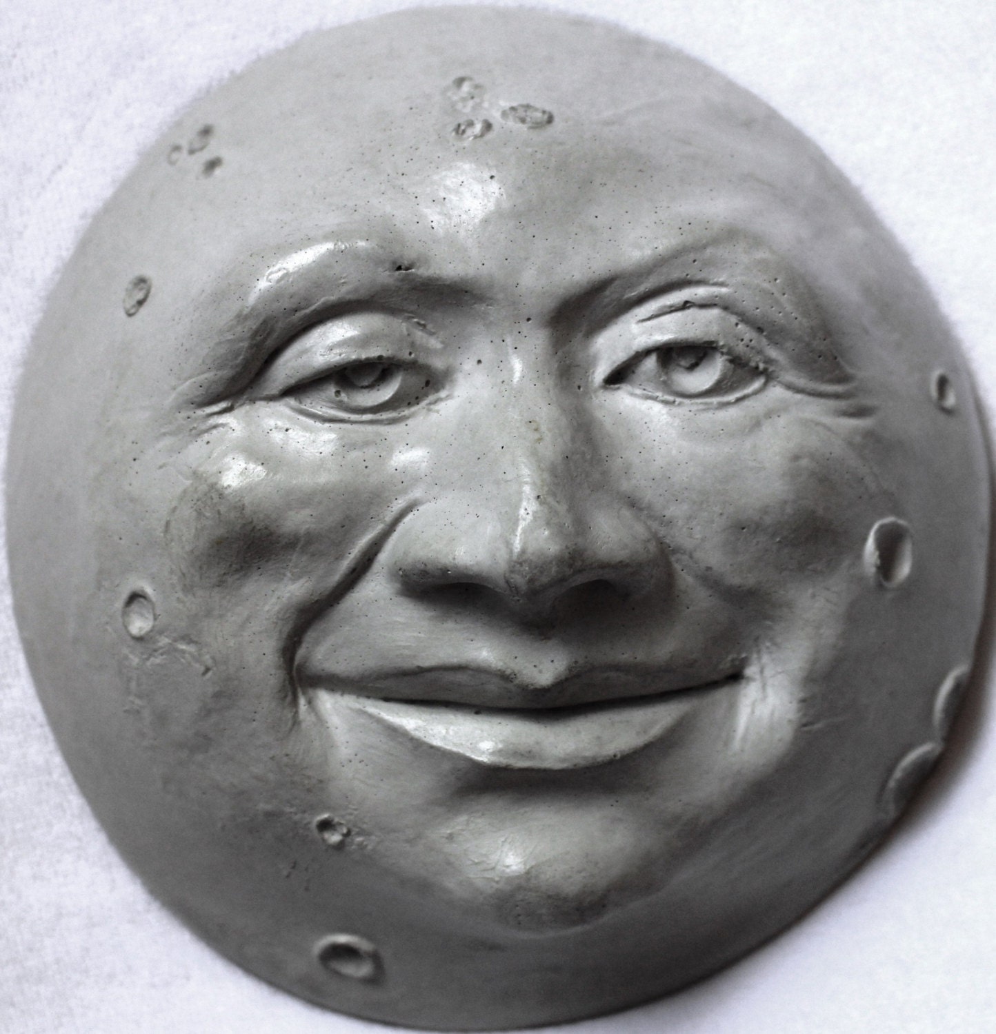 Classic Full Moon Wall Sculpture A Moon Face With Character - Etsy