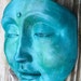 Handmade Tranquil Blue Turquoise Zen Buddha Garden Sculpture - Etsy
