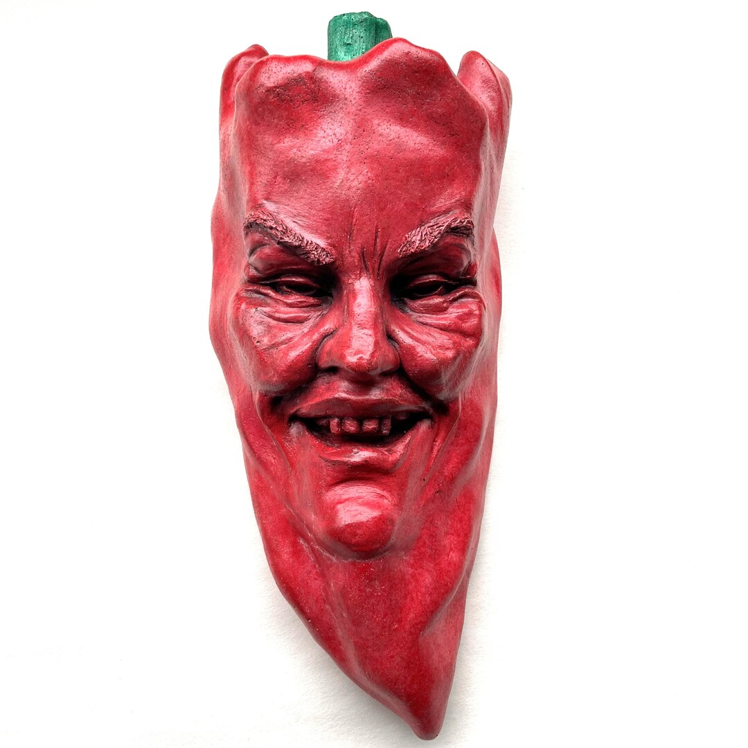 Red Hot Chili Pepper Wall Sculpture for Kitchen, Dining, Garden Decor ...