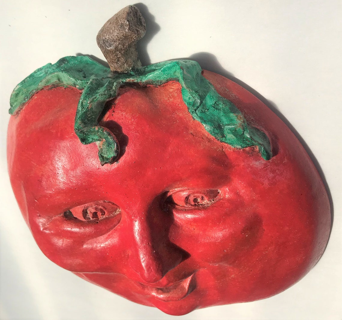 Handmade Red Tomato Wall Sculpture for Kitchen Dining | Etsy
