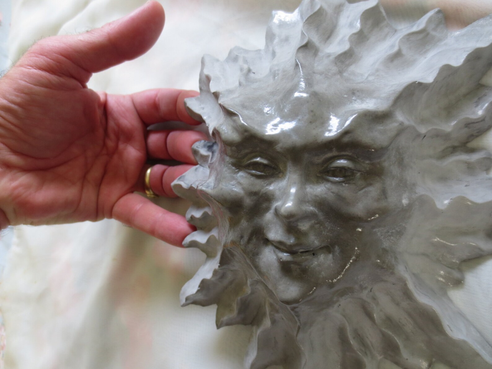 Handmade Sun Face Ceramic Mask Wal Art Gift Idea, Stone Sfa - Etsy