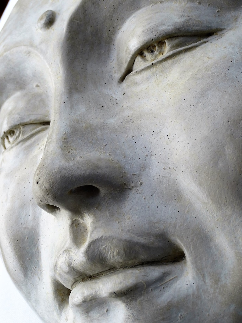 Buddha Zen Face Healing Wall Sculpture Handmade Artwork for | Etsy