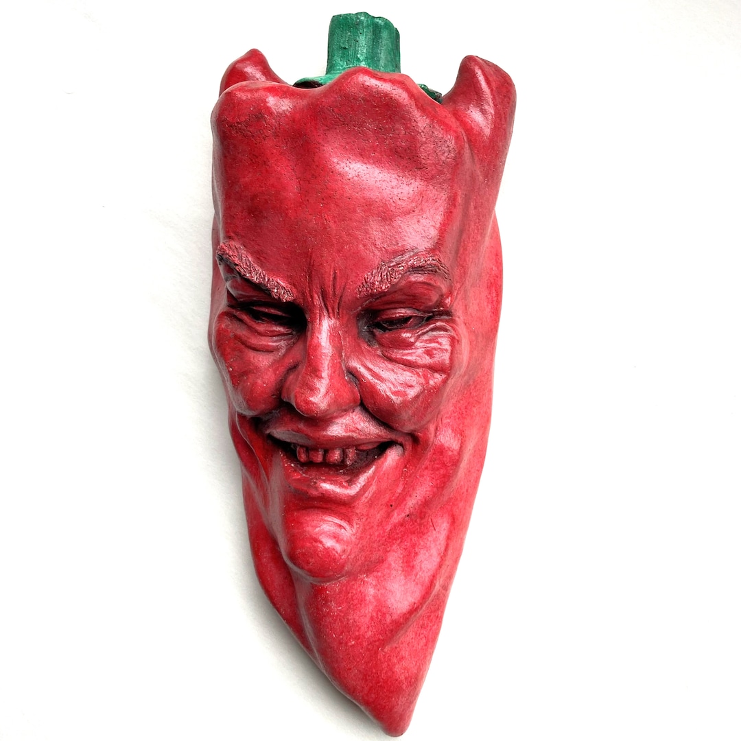 Red Hot Chili Pepper Wall Sculpture for Kitchen, Dining, Garden Decor ...