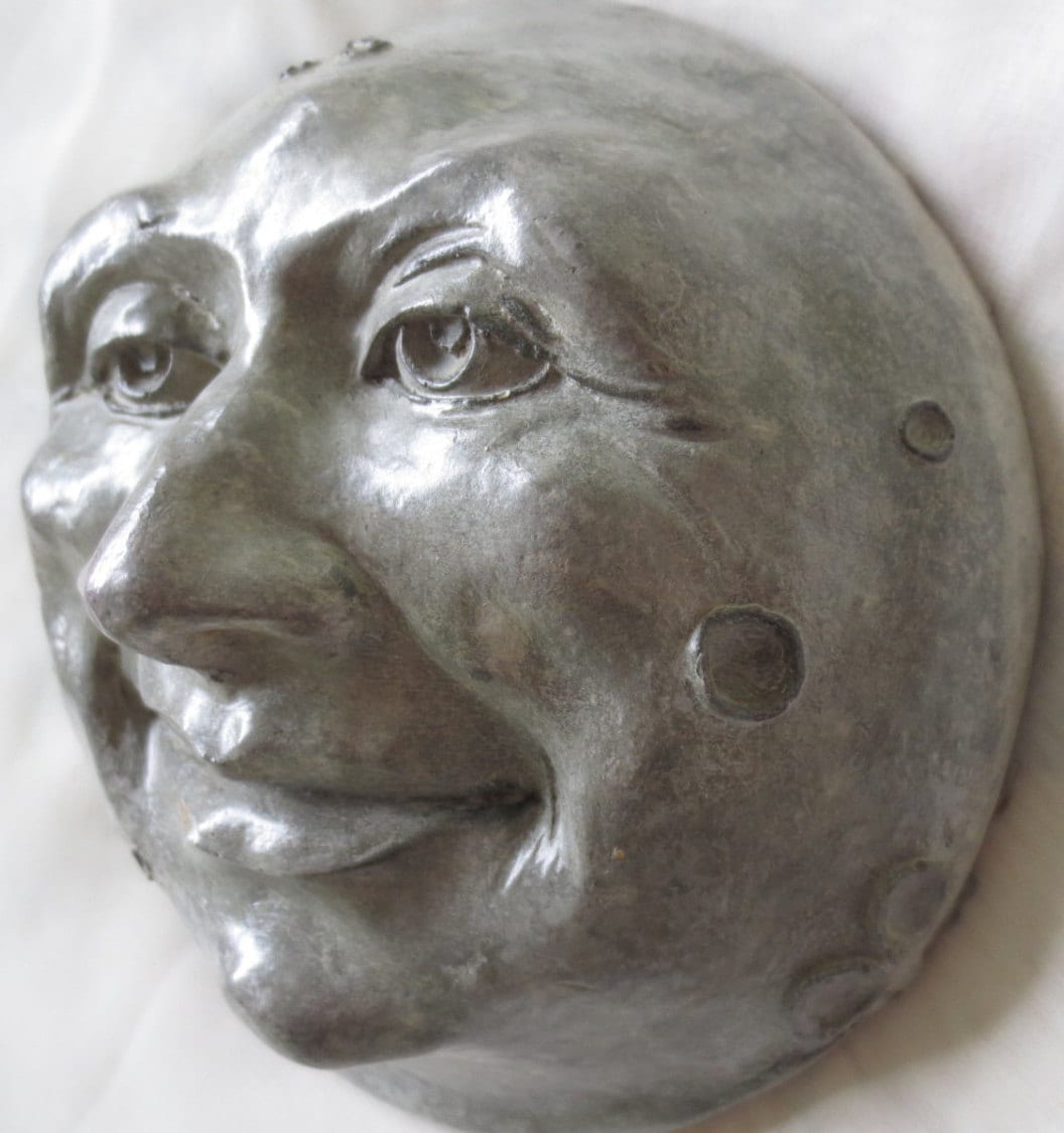 Soulful Classic Full Moon Design Celestial Garden Art Gift - Etsy