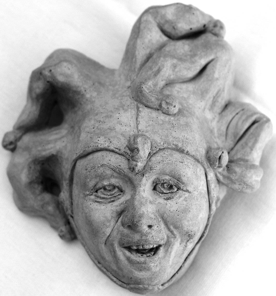 Cast Stone Fool, a 6" Wall Sculpture to Liven up Any Home - Etsy