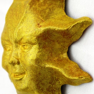 20% OFF Cute Gold Collectible Star Face Sculpture Gift, Signed ...