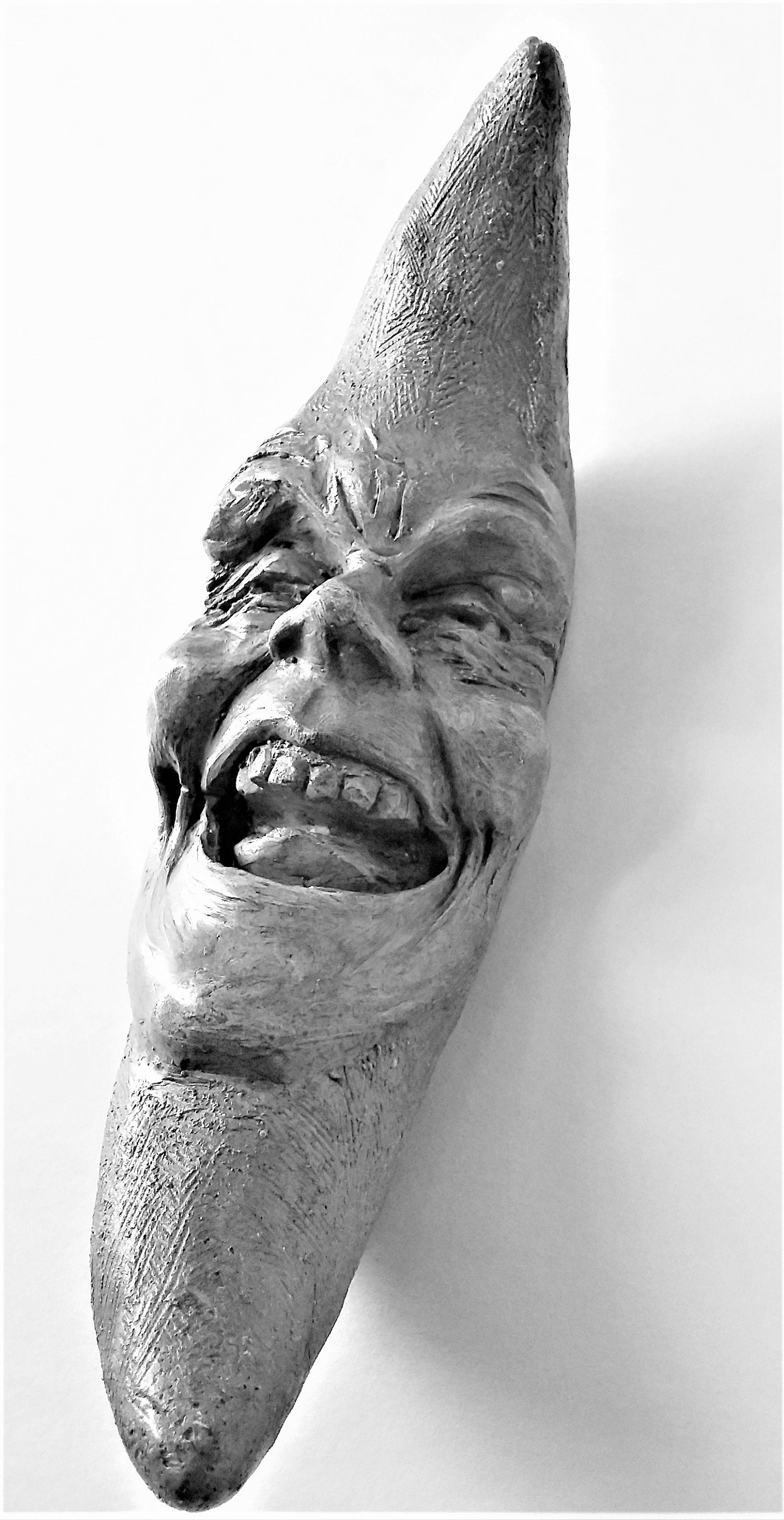 Sculpture Art & Collectibles Original Laughing Moon 9 Handmade Wall ...