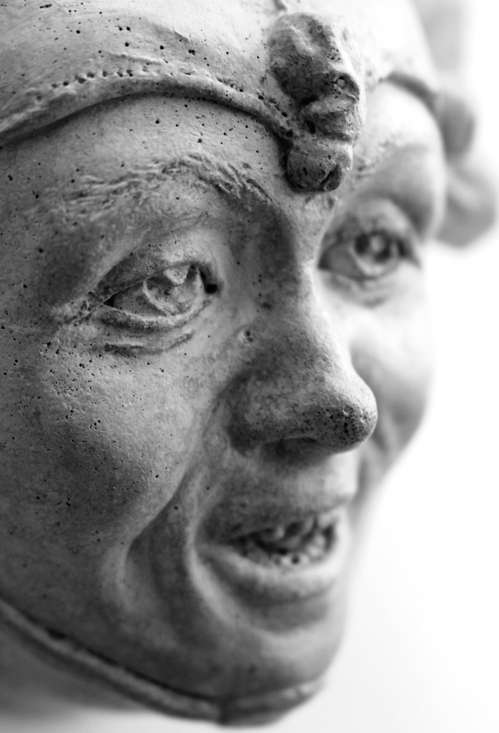 Cast Stone Fool, a 6" Wall Sculpture to Liven up Any Home - Etsy