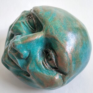 Cute Collectible Rock Sculpture, Handmade Weatherproof Stone Decoration ...