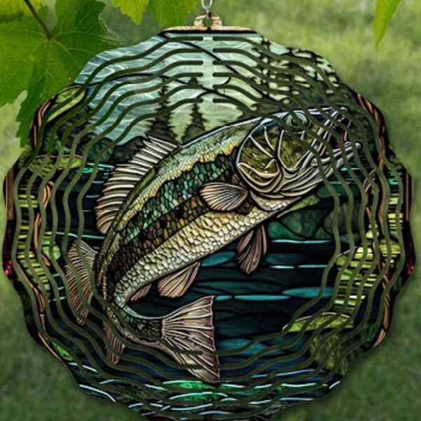 Bass Stained Glass - Etsy