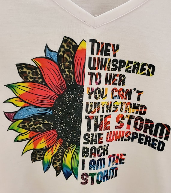 I AM the Storm T-shirt Gift for Women Gift for Teen Girls - Etsy