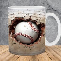 Personalized Baseball Mug, Baseball Coffee Mug, Custom Name Number ...