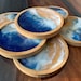 Ocean Waves Resin Wood Coasters | Beach & Coastal | Set of 1, 2, 4 - Etsy