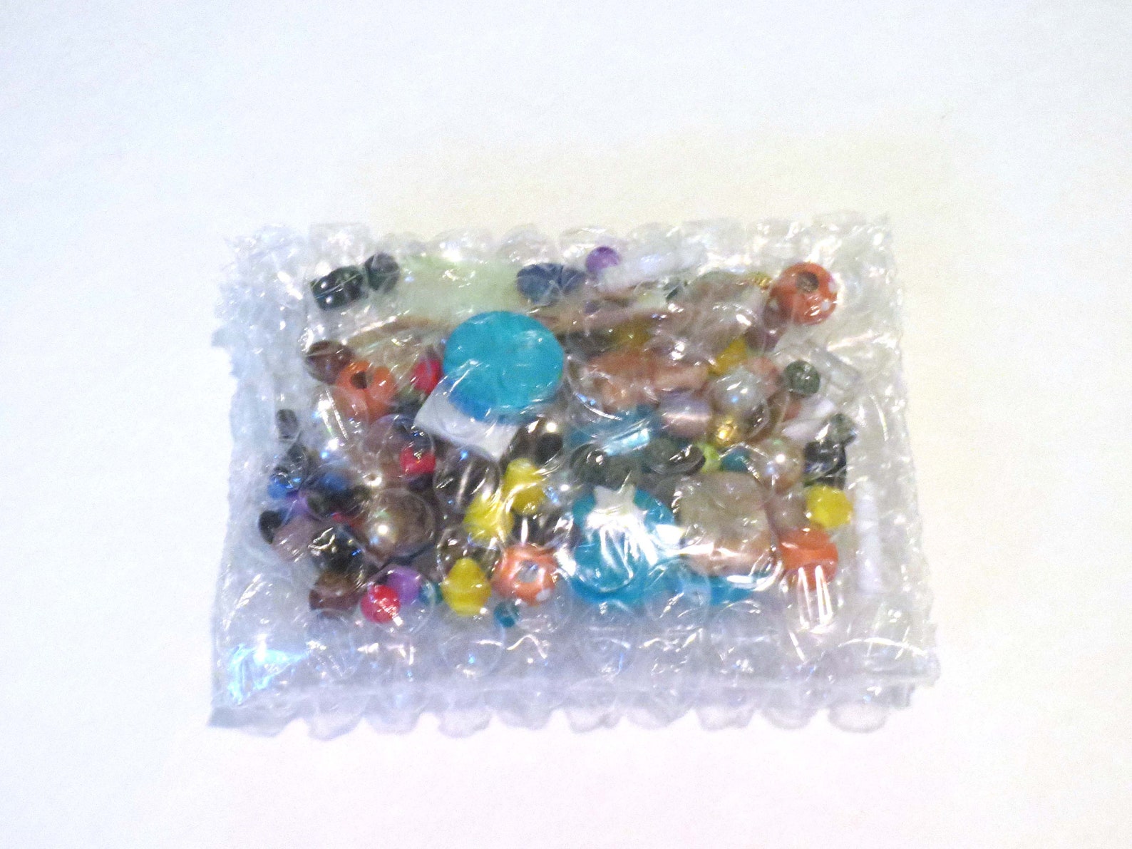 100+ Bead Grab Bag Assorted Bead Mix. Bead Destash, Assorted Sized ...
