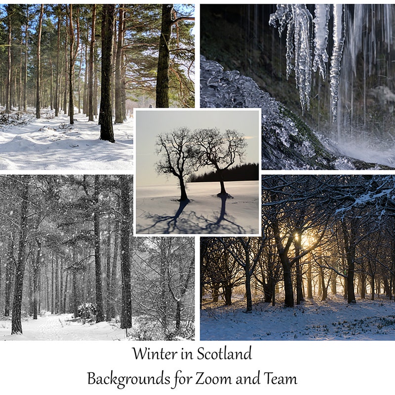 Teams Background Winter - Etsy