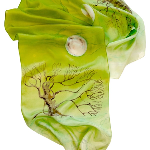 Chartreuse Scarf - Etsy