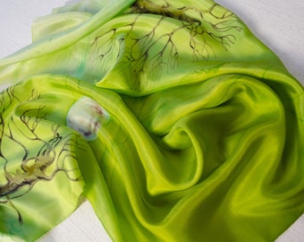 Chartreuse Scarf - Etsy