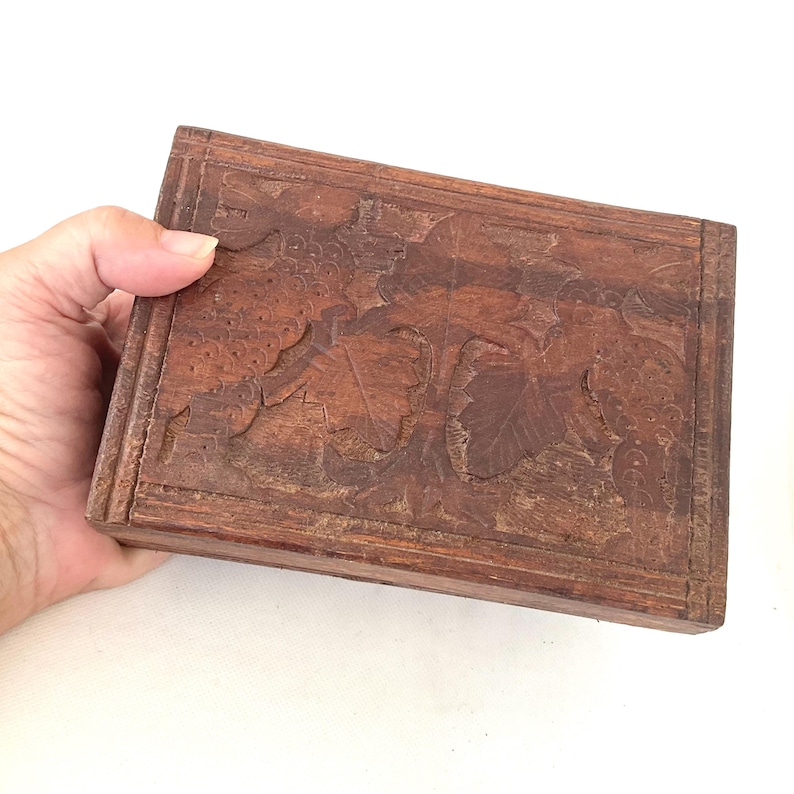Heirloom or Keepsake Box - Hand Carved Rustic Wood Box - Etsy