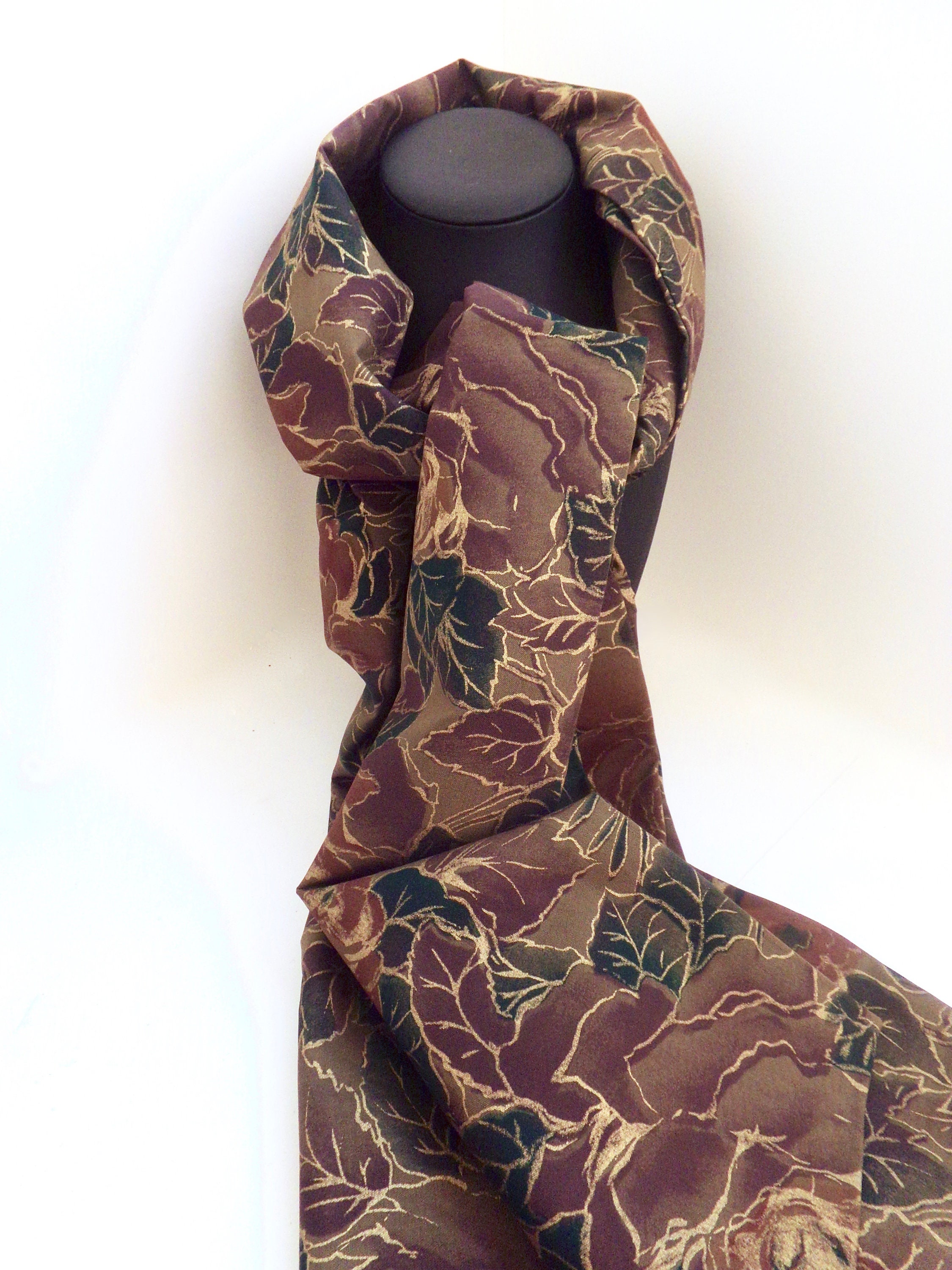 Handmade, Long Autumn Colours Scarf - Womens Accessories - Etsy