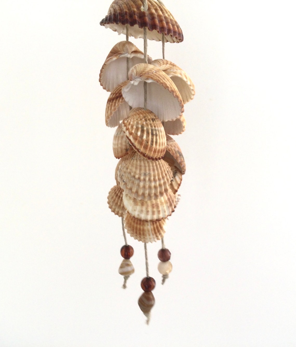 Shell Decor Short Wind Chime Decorative Hanging Shell | Etsy