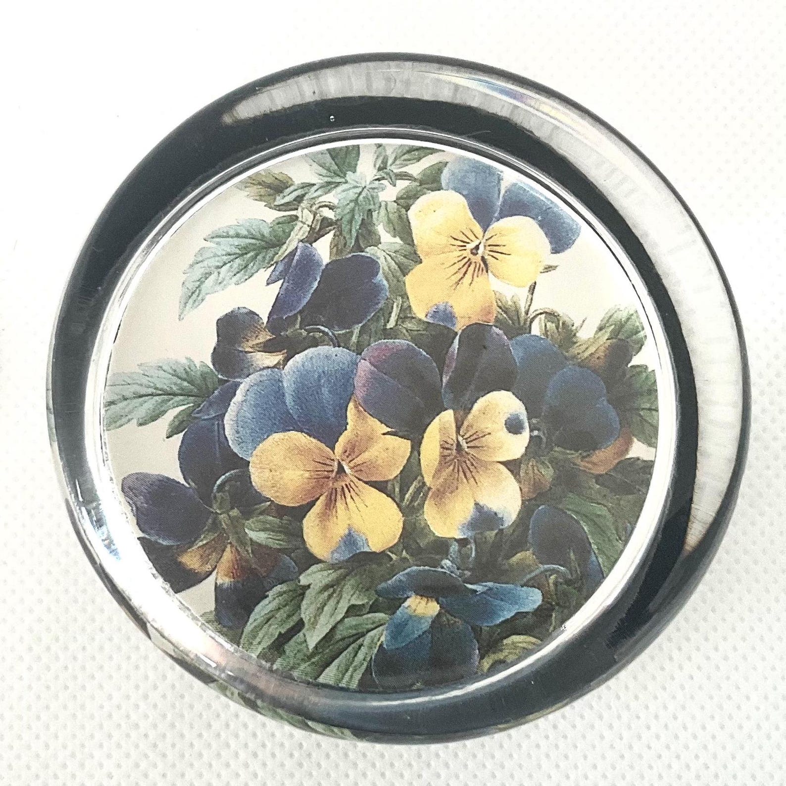 DAPHNE PAIN Glass Paperweight - Vintage Desktop Accessory - Etsy