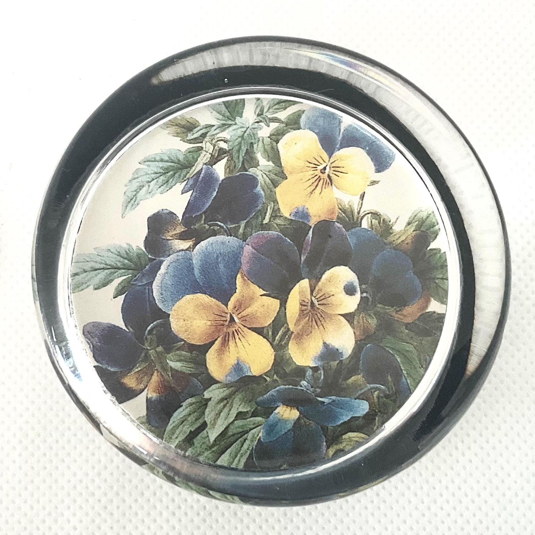 DAPHNE PAIN Glass Paperweight - Vintage Desktop Accessory - Etsy