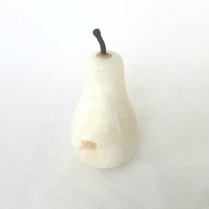 Marble Paperweight Pear - Vintage Ornamental Agate or Marble Decor ...