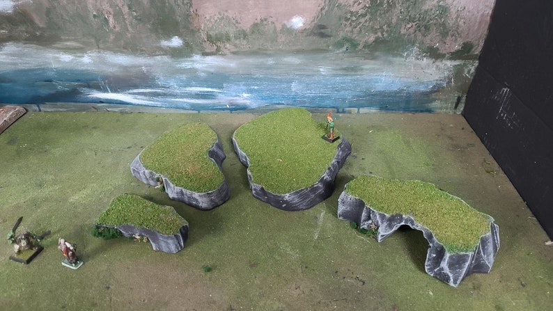 4 Modular Stack Hills W Cliff Tunnel Custom Handcrafted Tabletop ...