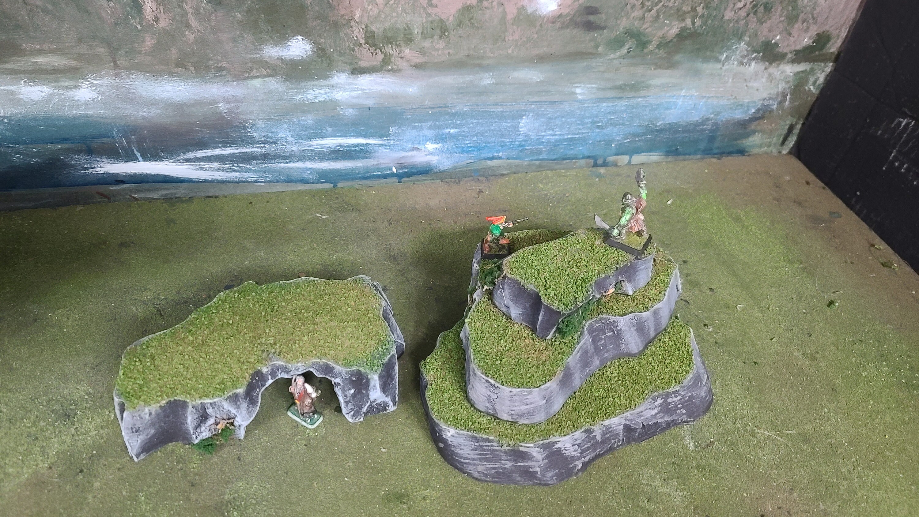 4 Modular Stack Hills W Cliff Tunnel Custom Handcrafted Tabletop ...