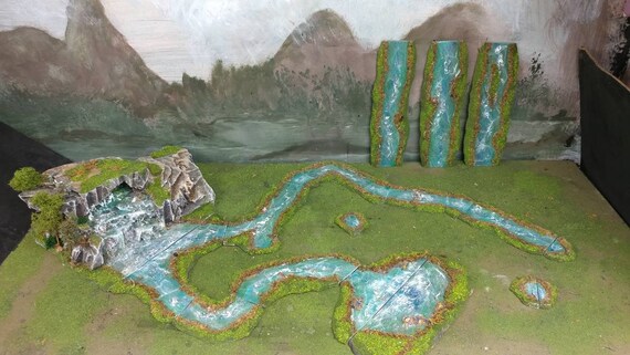 The ORIGINAL MODULAR Deluxe Waterfall and River Set 23pc.s in - Etsy