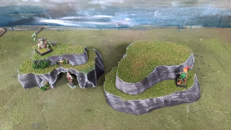 4 Modular Stack Hills W Cliff Tunnel Custom Handcrafted Tabletop ...