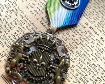 Steampunk Medal - Etsy