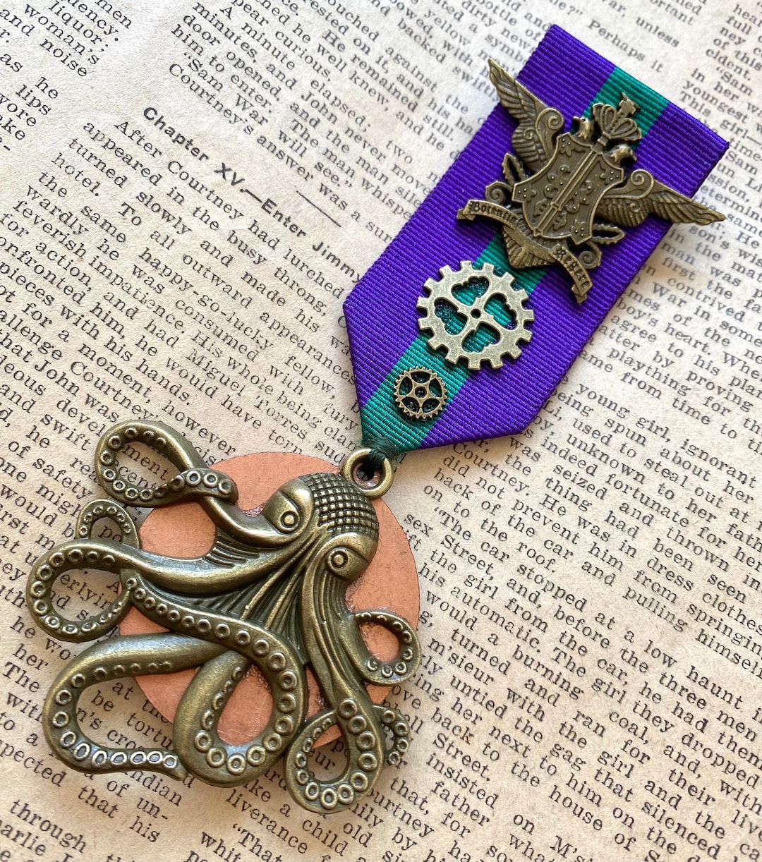 Large Steampunk Medal - Etsy